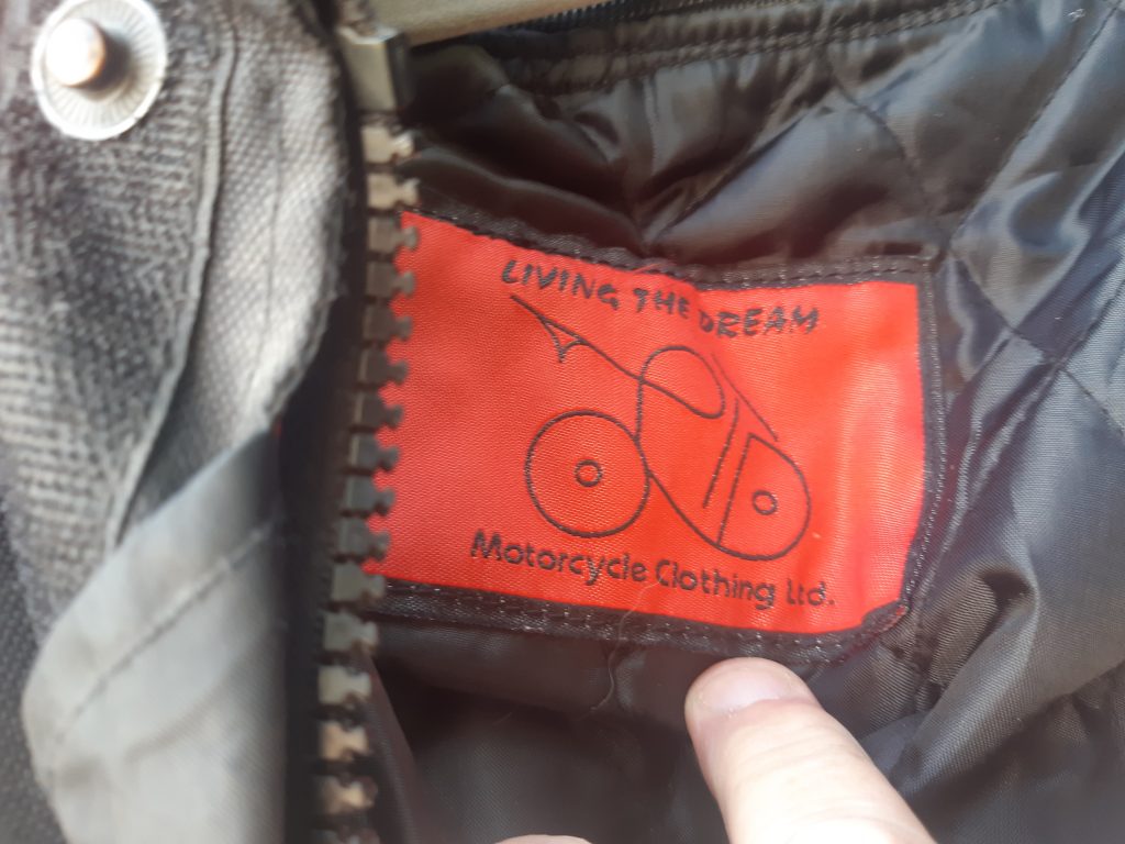 00403 cordura red black textile biker jacket vents – Paul Myler Transport