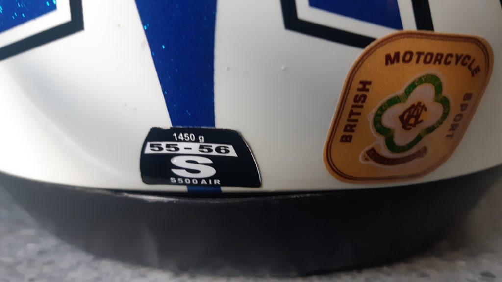 00602 shark s500 helmetblue and white – Paul Myler Transport